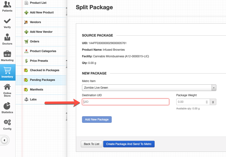 How To Split Pending Packages