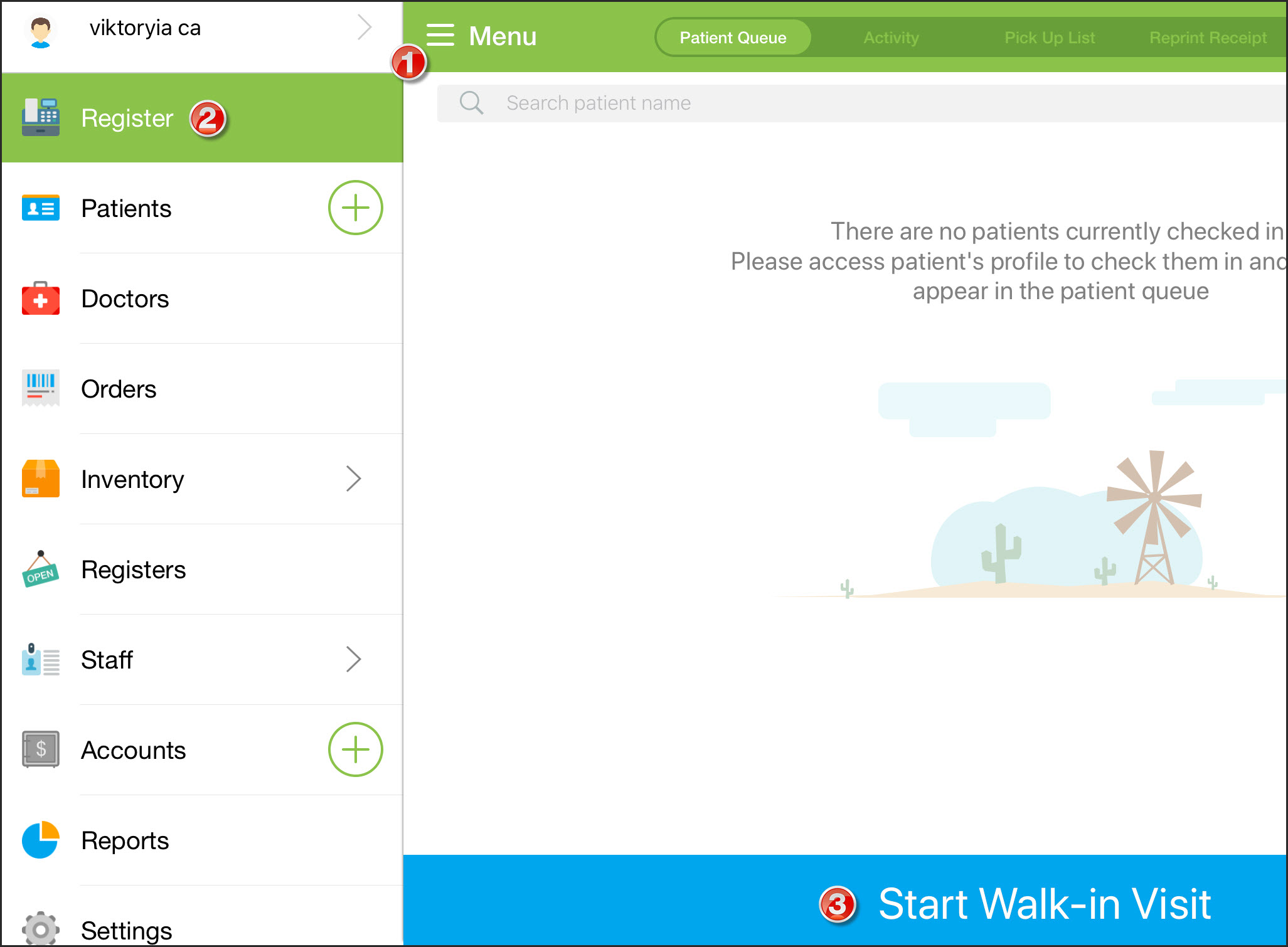 How to Initiate Walk-in Visits