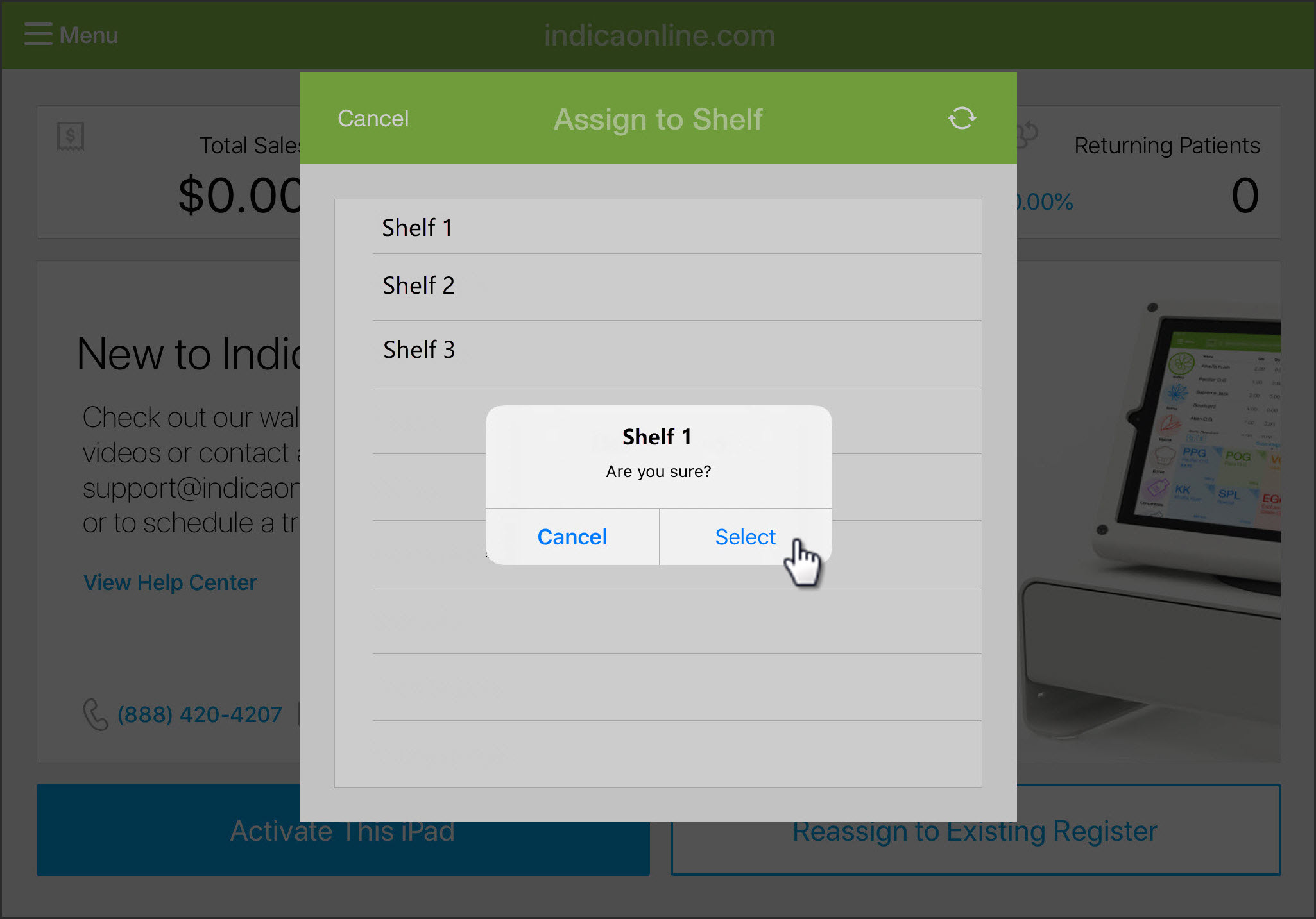 How to Activate POS Register (iPad)